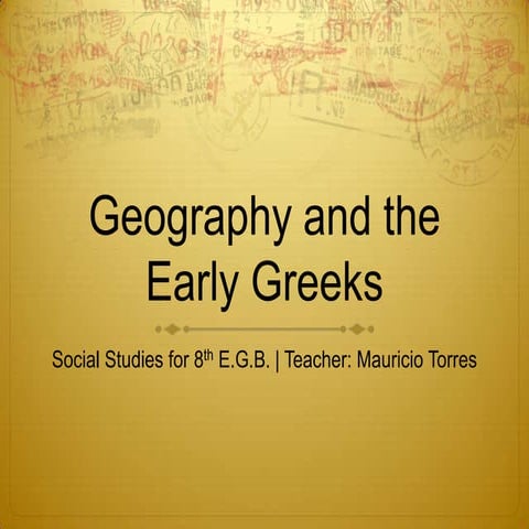 Greek Geography | PPTX | Geography | Science