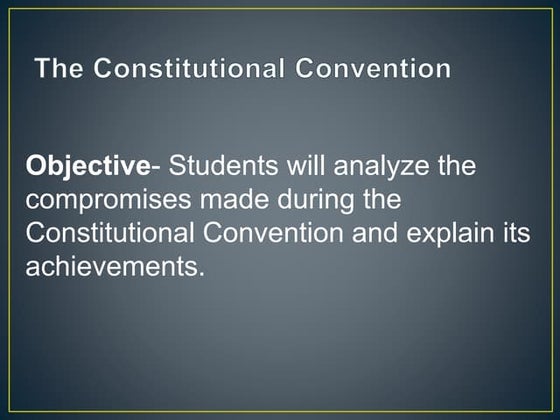Shh, We're writing the constitution PowerPoint | PPT