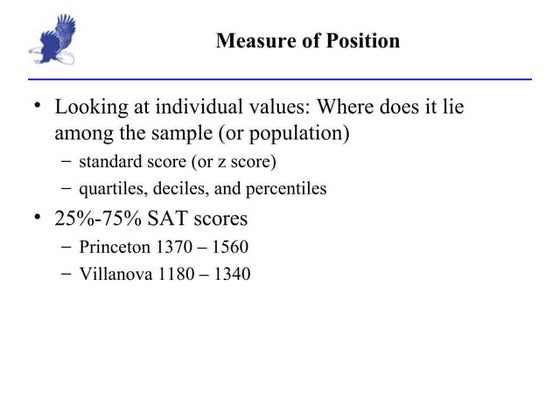 Measures of relative position | PPTX