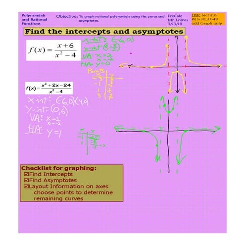 2 6 Rational Function Graphs Day 2 Pdf