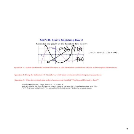2.7 Curve Sketching Day 2 | PDF