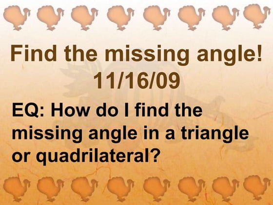 Triangle exploration | PPT