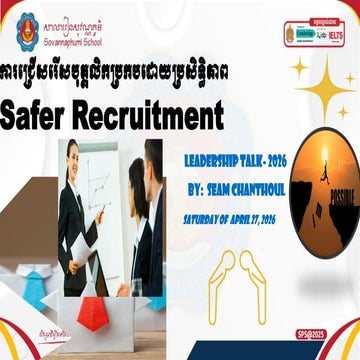 2-April_2026-Safer Recruitment -.pdf in order to protect the child | PDF