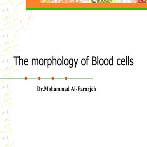 2. blood cells morphology | PPT