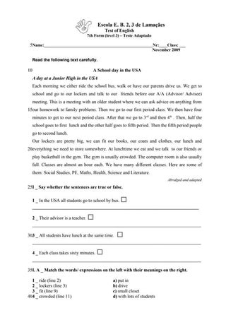 Daily routines worksheet | PDF
