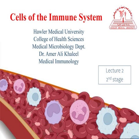 Cells of the Immune System | PPT