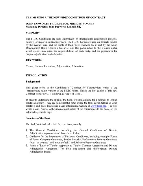 Extension of Time (EoT) in Construction Project presentation | PDF