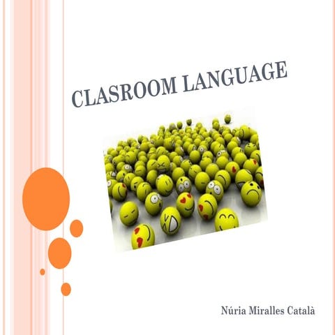 Clasroom language | PDF | Education