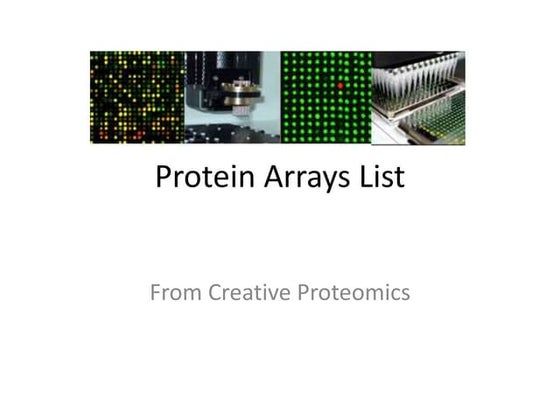 Creative Proteomics presentations