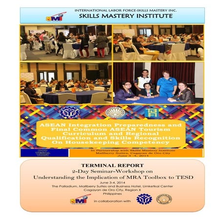 2 Day Seminar Workshop on Unpacking the MRA Toolbox on Tourism ...