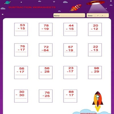 2 digit-subtraction-with-carry | PDF