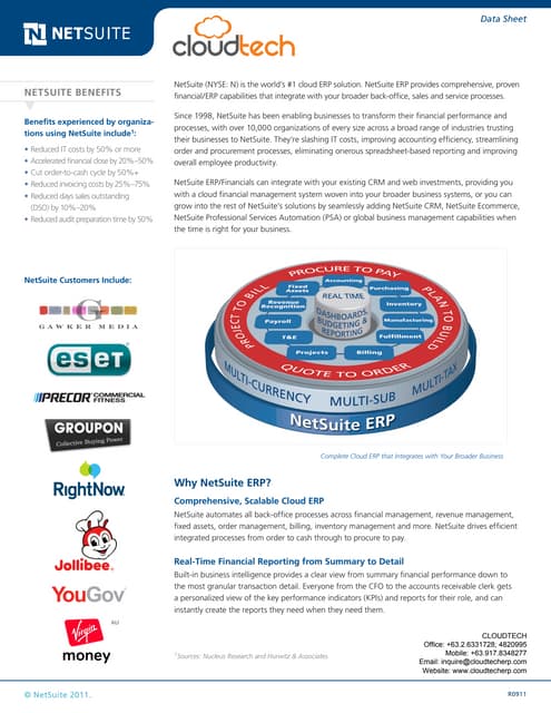 What is NetSuite? A Helpful Q&A Guide Overview | PDF | Business ...