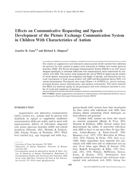 6. Pecs The Talking Goes On | PPT