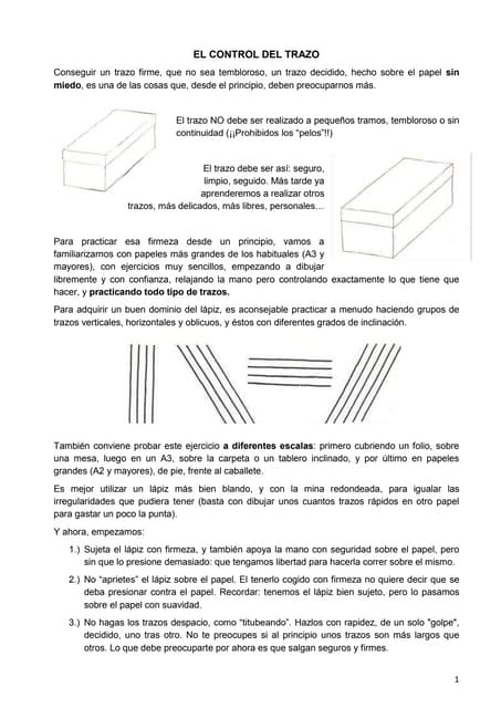 La linea en el arte del dibujo | PDF