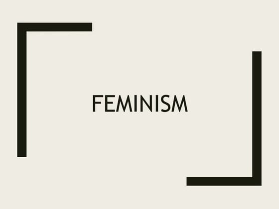 Feminism | PPT
