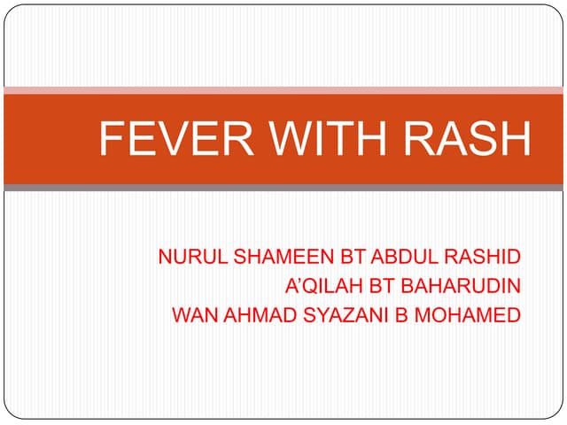 Hand foot-mouth disease (hfmd) | PDF