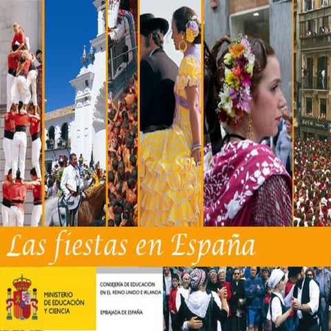 Fiestas de España in English | PPT