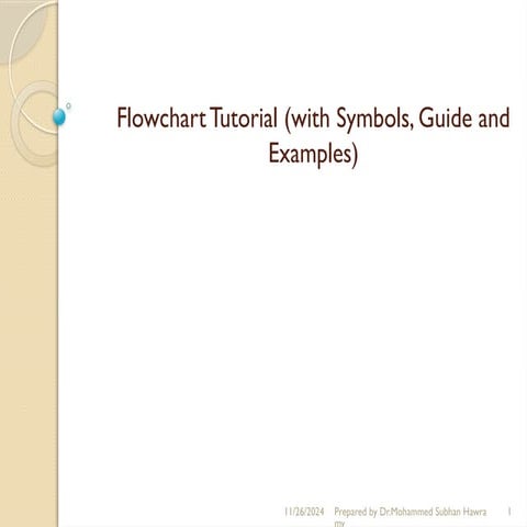 2- Flowchart Tutorial (with Symbols, Guide and.pptx