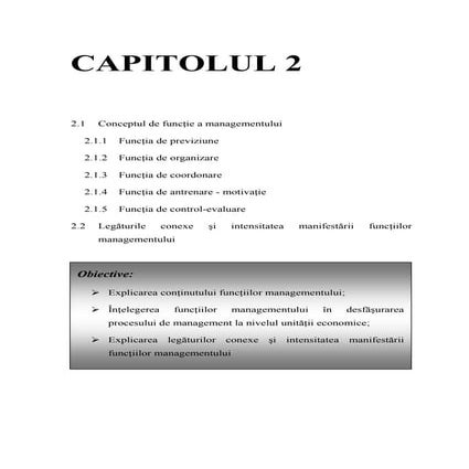2 Functiile Managementului | PDF