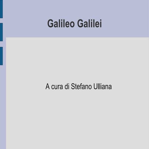 Galileo galilei power point | PPTX