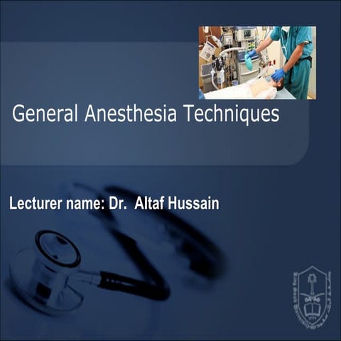 2- General Anaesthesia Technique.pdf