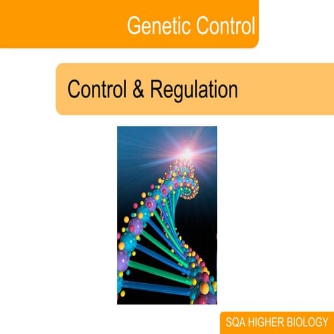 2. Genetic Control | PPT