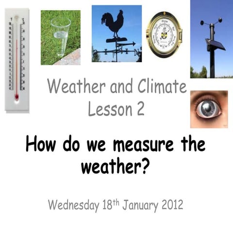 2 how we measure the weather | PPTX