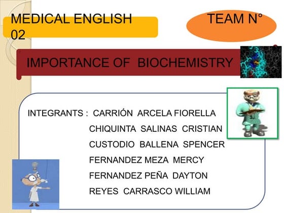 Introduction to biochemistry | PPT