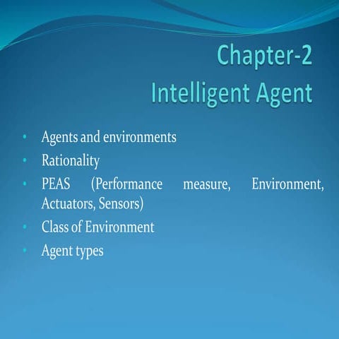 introduction to inteligent IntelligentAgent.ppt