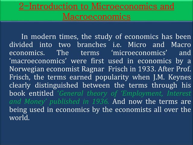 Macro vs Microeconomics | PDF