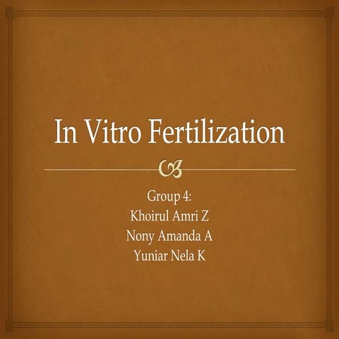 2 in vitro fertilization | PPTX