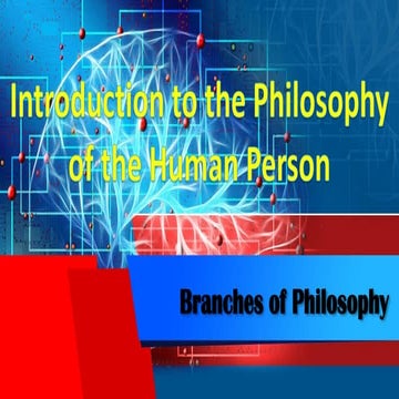 2-IPHP-Lesson-1-Branches-of-Philosophy.p | PDF