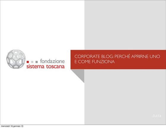Fabio Antonacci - Unconventional Social Network | PPT