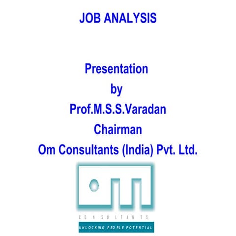 2 job analysis & design | PPT