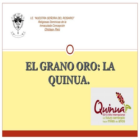 2. la quinua | PPT