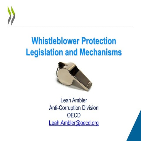 Whistleblower protection legislation and mechanisms | PDF