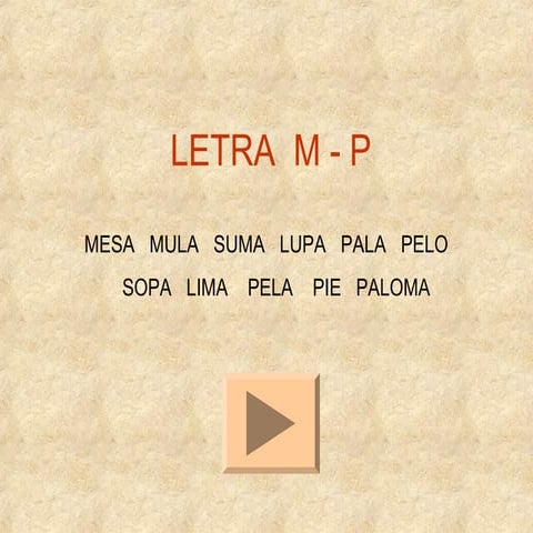 2 letra-m-p | PPT
