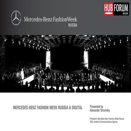 Mercedes-Benz Fashionweek Russia - Alexander Shumsky - Mercedes-Benz ...