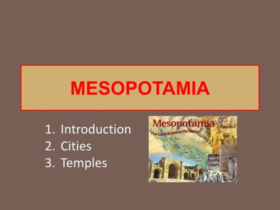Mesopotamian Landscape Introduction Slides | PDF | Astrology | Religion ...