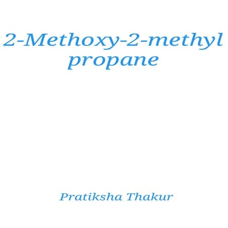 2-Methoxy-2-methyl propane | PDF