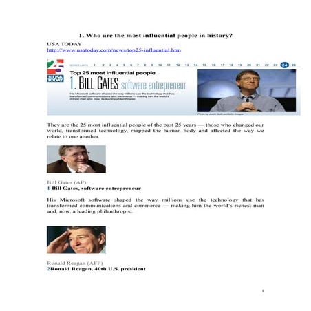 2.Most Influential People | DOC