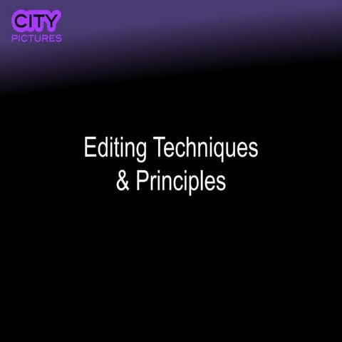 Lecture 2) Motivational editing, shot reverse shot & the 180 degree ...