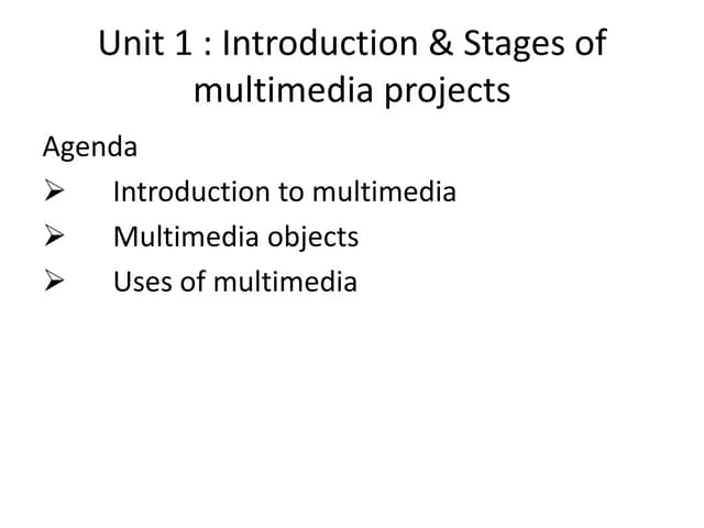 The Multimedia & It's Uses | PPT
