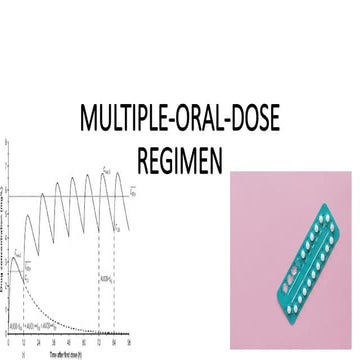 2- MULTIPLE-ORAL-DOSE REGIMEN.pptx pharmacy | PPTX