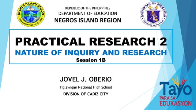 LESSON 1 PR2.pptx practical research 2 G12 | PPTX