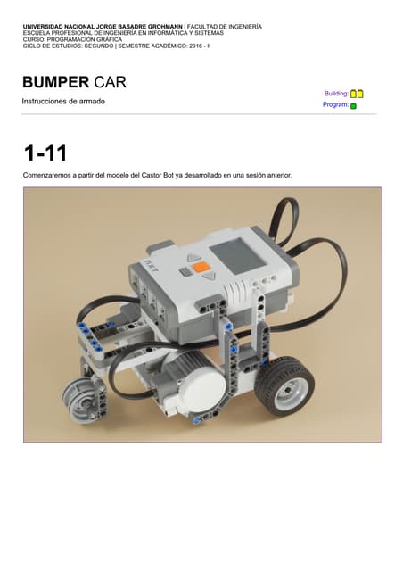 Guía para armar el Llama robot | PDF