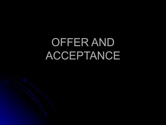 Acceptance contract act Ba-LLB short notes | PDF