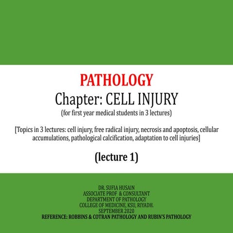 2- Pathology CELL INJURY L1 Medical Sept 2020.ppt