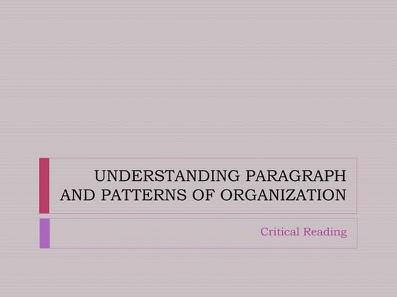 Analyzing Text Structures | PPTX | Geology | Science