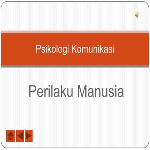 perilaku manusia | PPTX